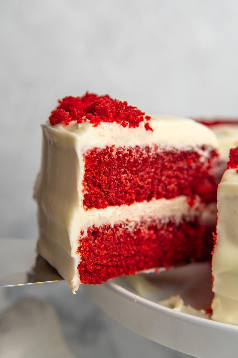 Red Velvet Cake with Cream Cheese Frosting - From My Kitchenette